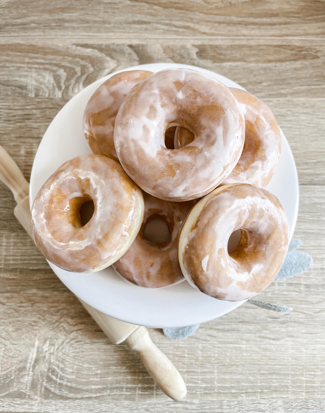 Faux Glazed Donut, Realistic Donut, Fake Donuts, Donut Decor, Bakery ...
