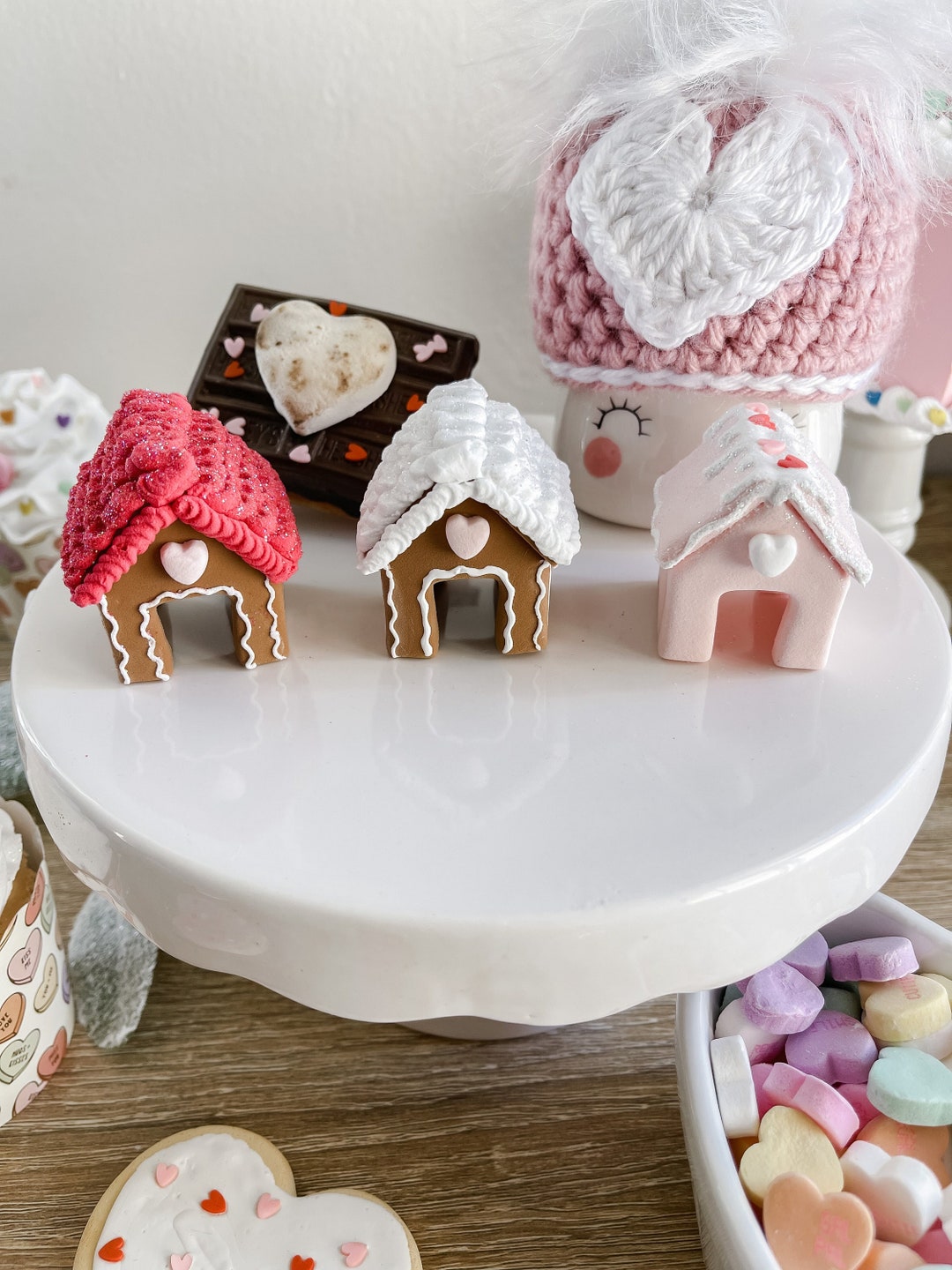 Christmas Gingerbread House Mug Hugger Valentine Gingerbread - Etsy