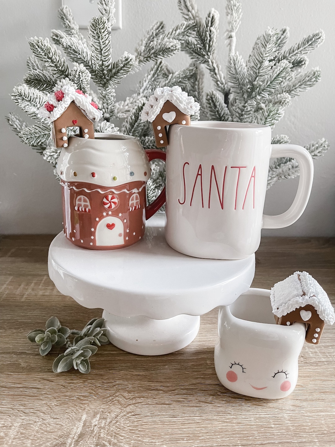 Gingerbread House Mug Hugger Gingerbread House Mug Topper - Etsy