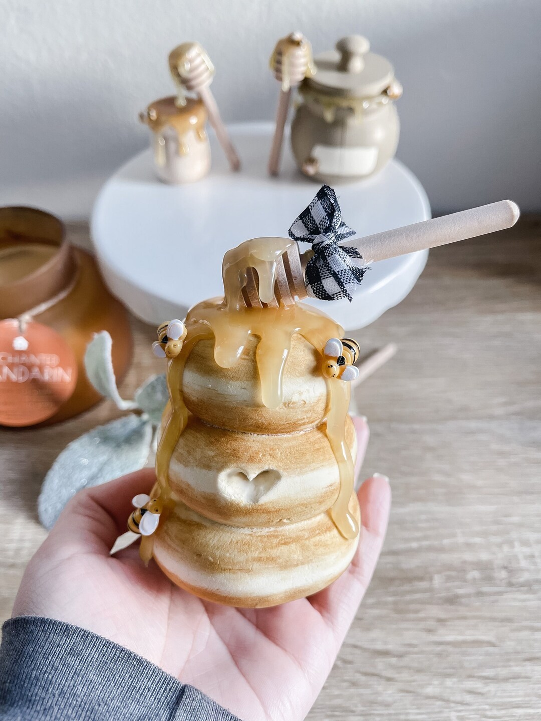 Faux Bee Donuts, Bumblebee Decor, Faux Honeycomb, Bee Decor, Summer ...