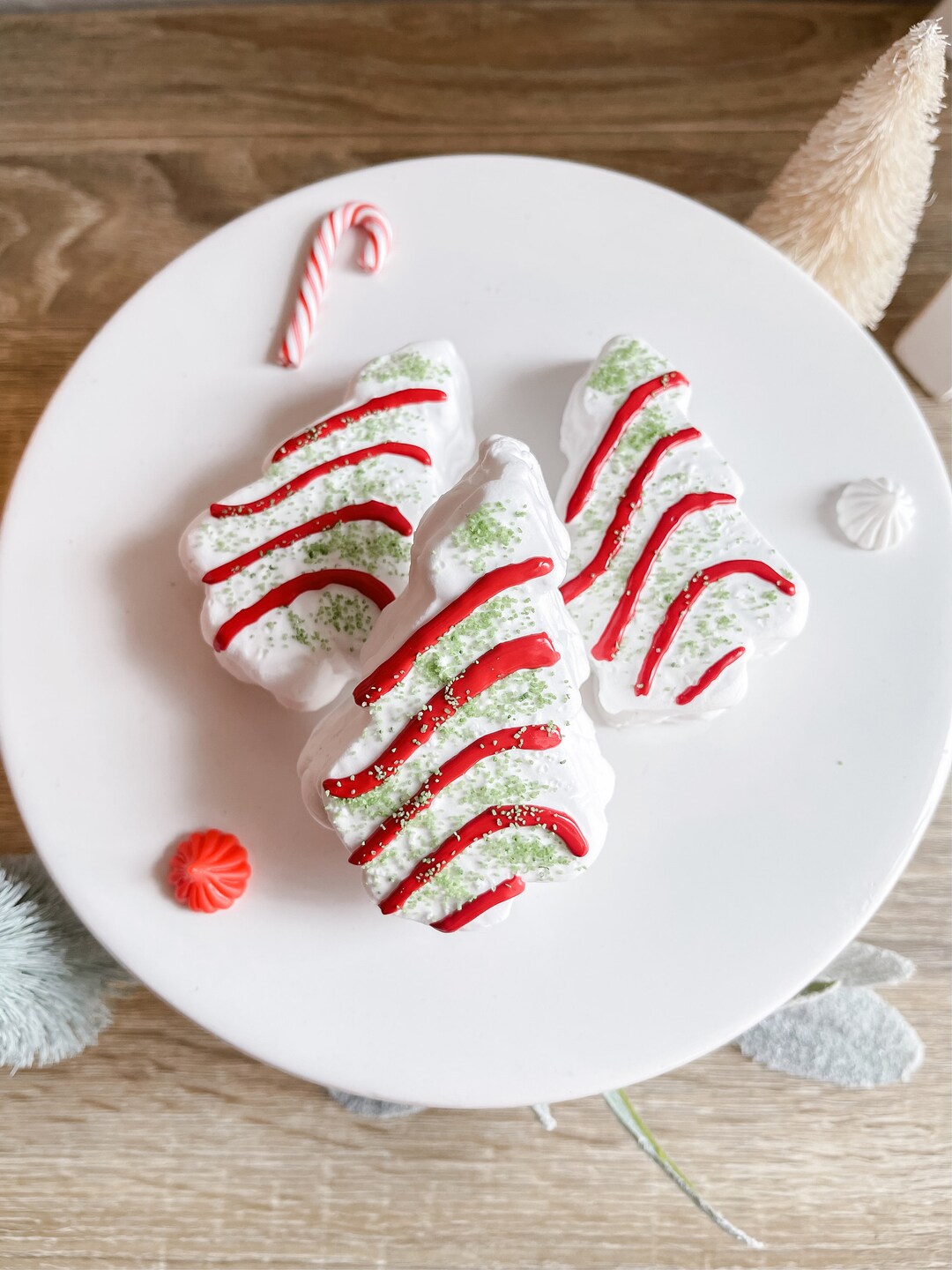 Christmas Tree Snack Cake Snacks, Faux Little Debbie Inspired Tree Cake ...