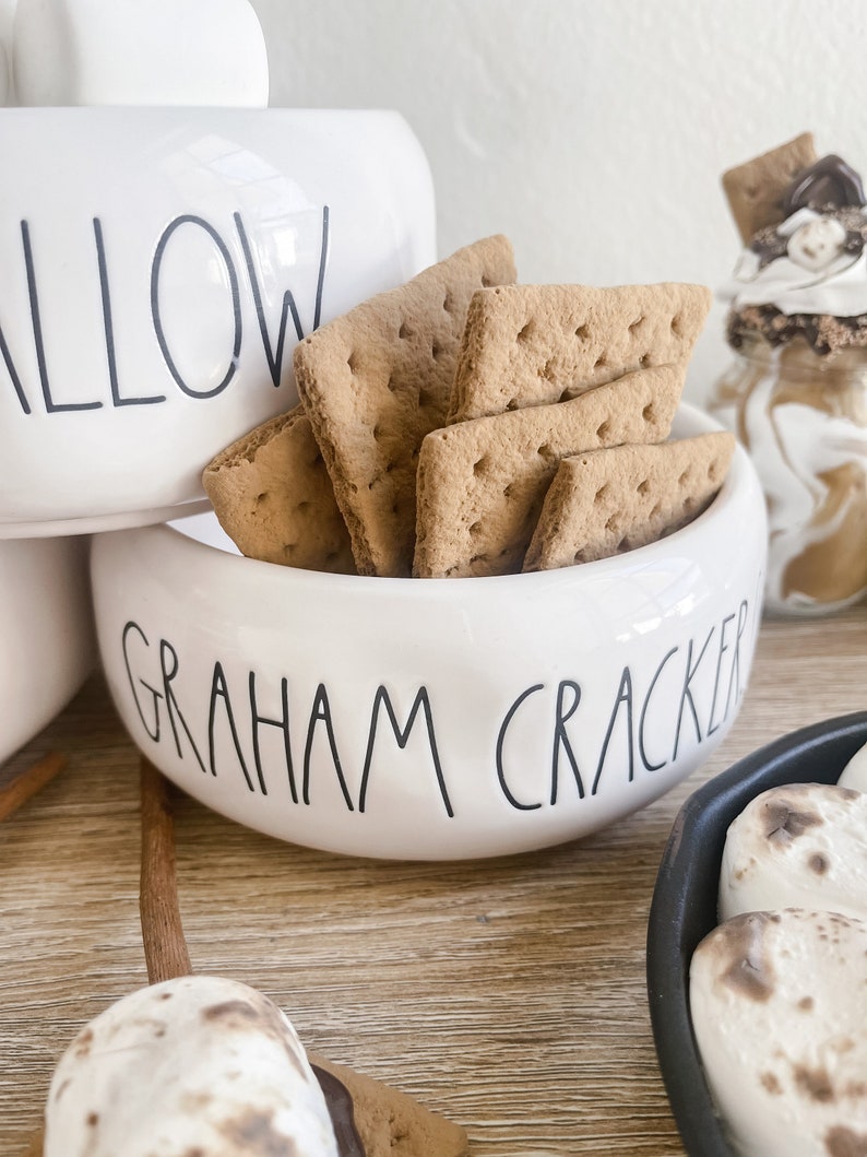 S'more Set of Faux Marshmallows, Faux Chocolate Bars & Faux Graham ...