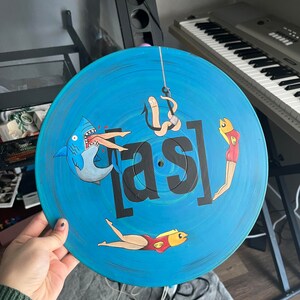 Adult Swim Surreal Underwater Theme - Hand-made Vinyl Record Painting ...