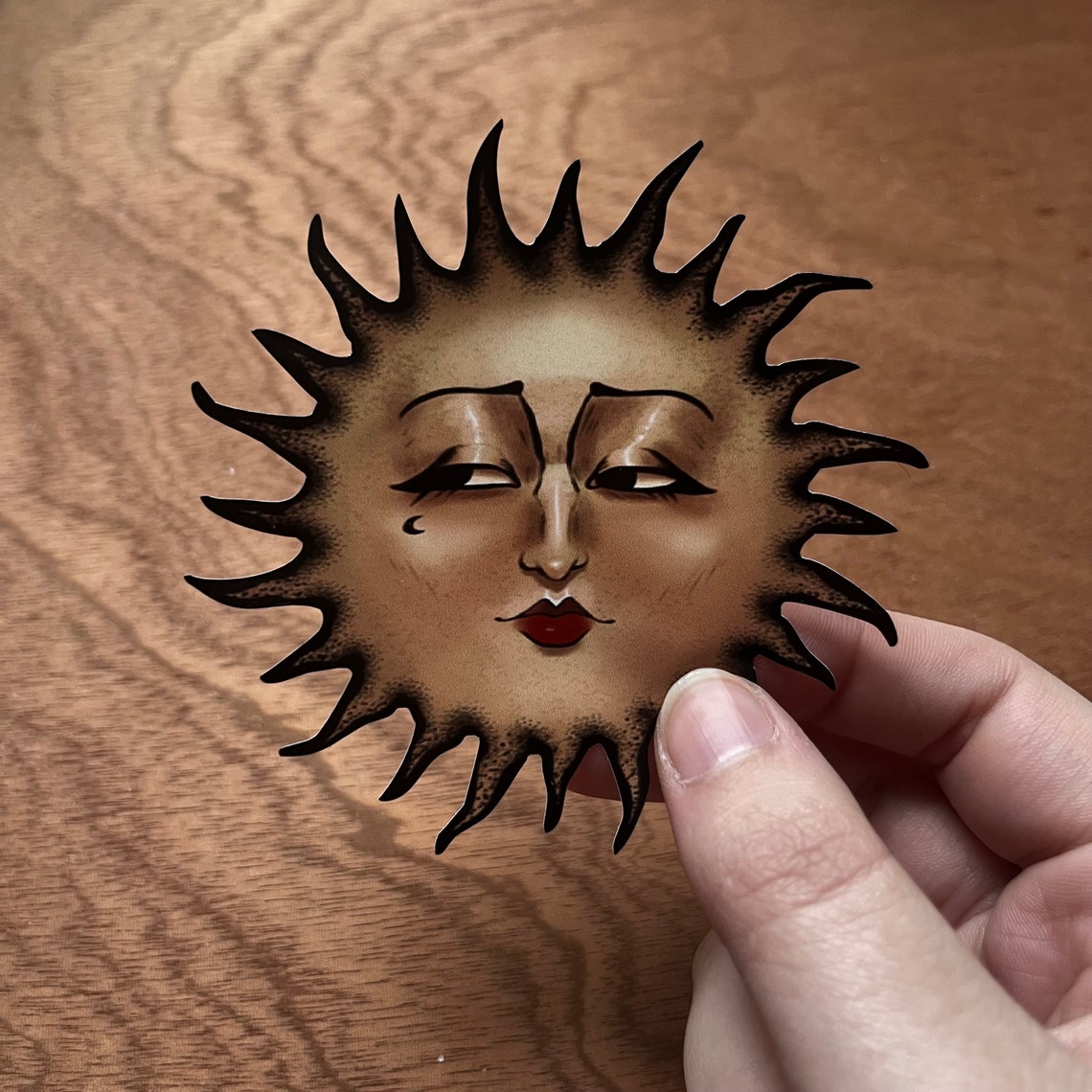 Celestial Sun and Moon 1920s Stickers - Etsy