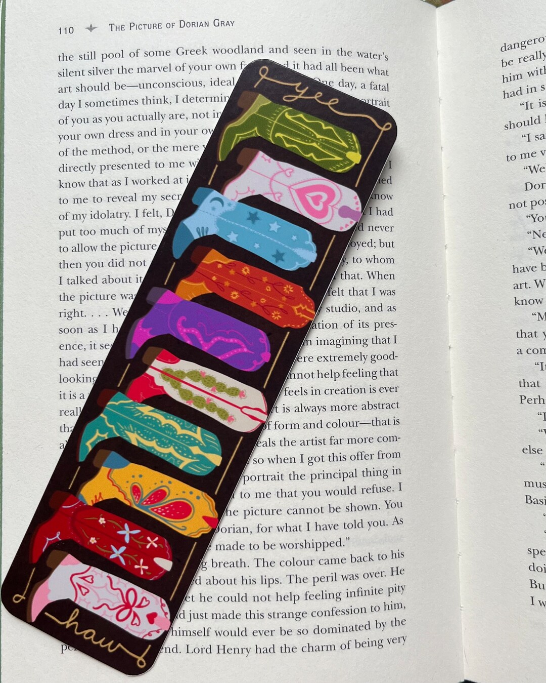Yee Haw Boot Bookmark - Etsy