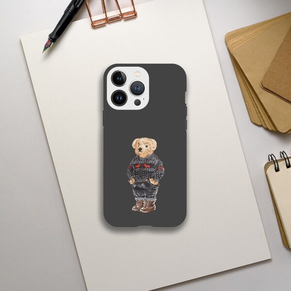 Polo Bear Phone Case - Etsy