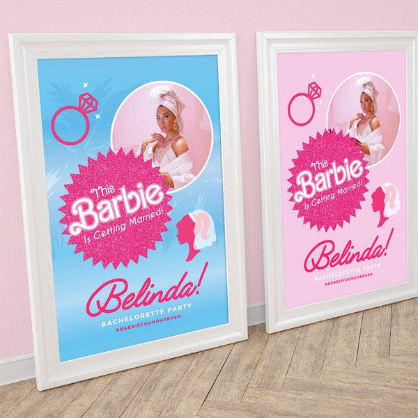 Barbie Bridal Shower Welcome Sign - Etsy