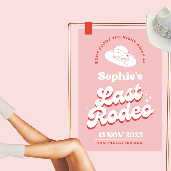 Last Rodeo Hen Party - Etsy Australia