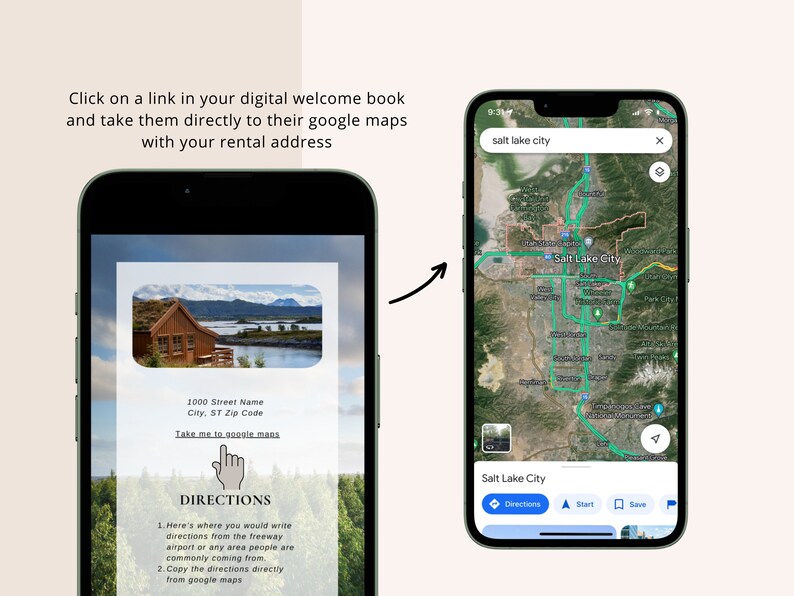 Digital Airbnb Welcome Book, Cabin Theme, Canva Template, Airbnb Guest ...
