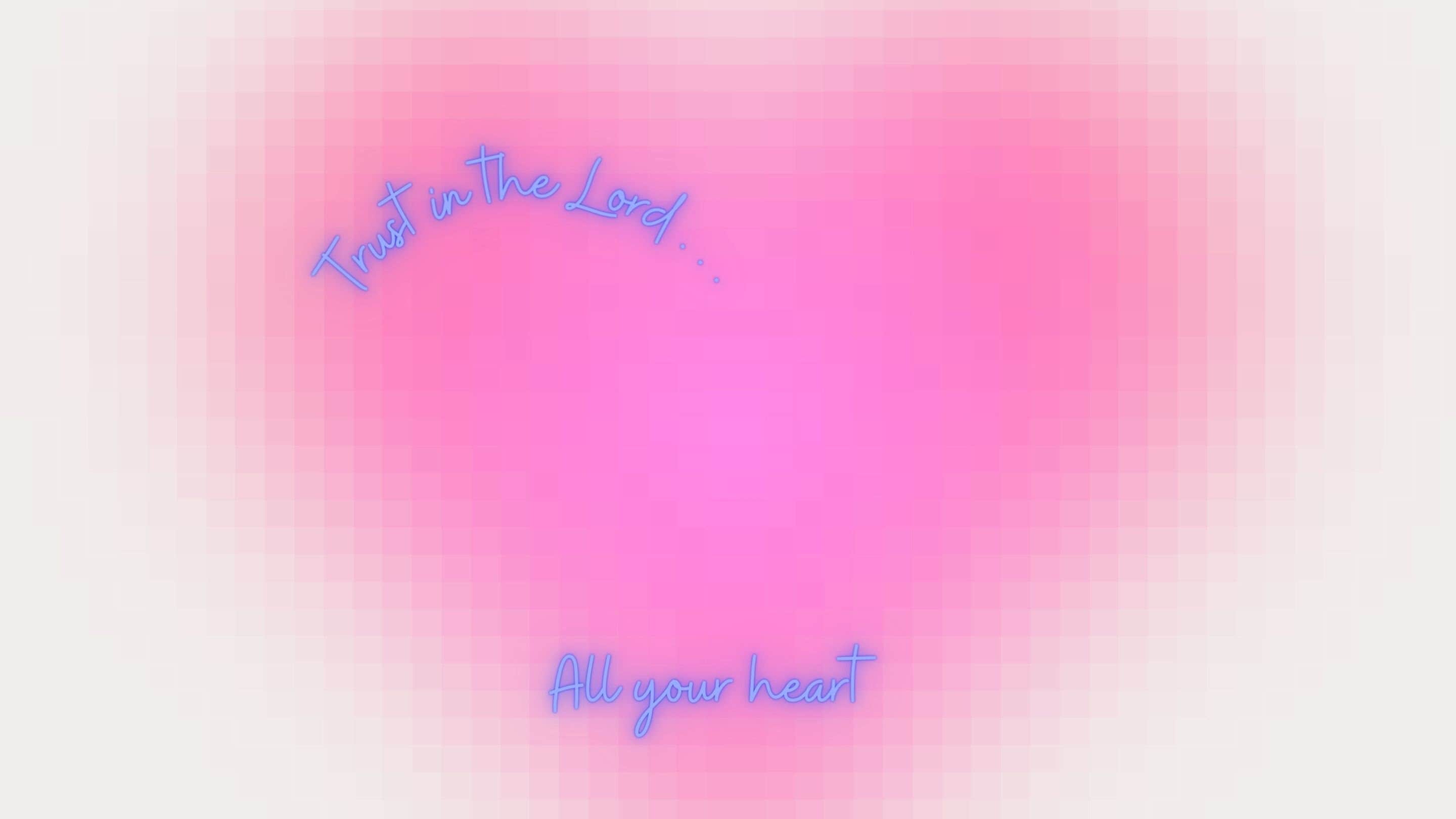 Desktop Wallpaper Trust in the Lord All Your Heart Bible Verse - Etsy