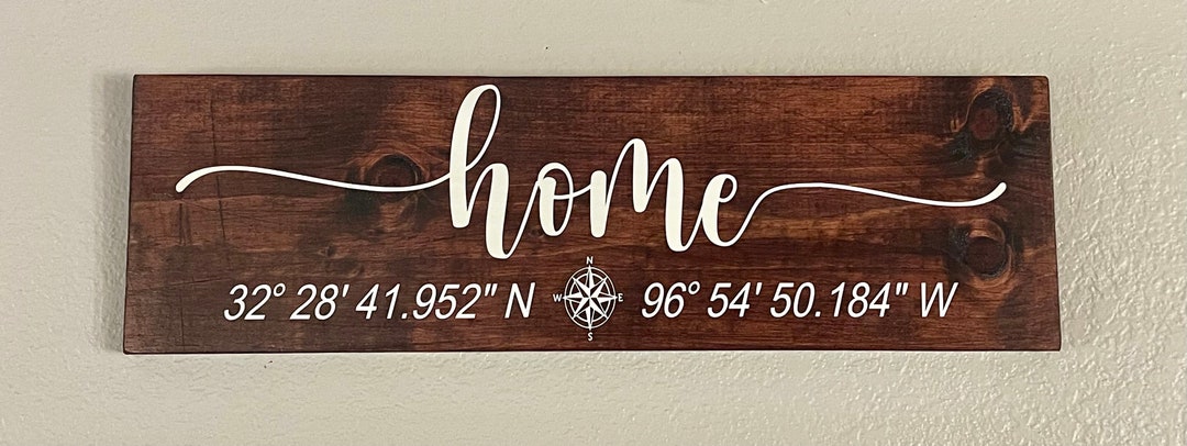 Home Sign | New Home Owners | House Warming Gifts | Family Keepsake ...