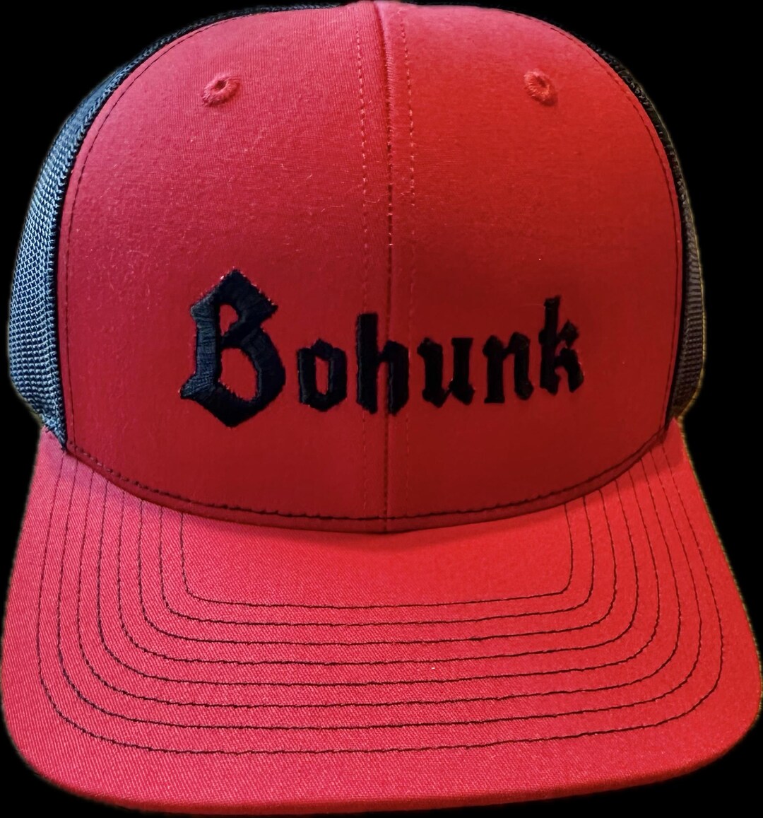 Bohunk Red/black Richardson Trucker 112 - Etsy