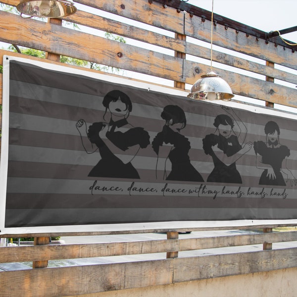 Wednesday Addams Party Banner - Etsy