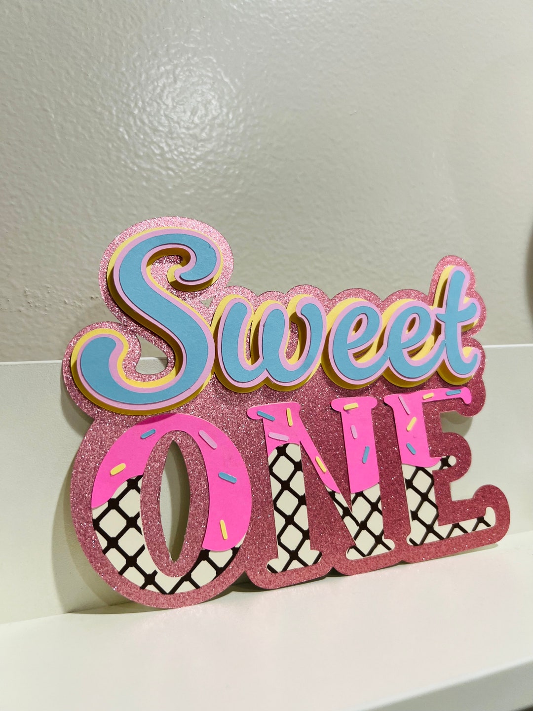 Sweet One Cake Topper for 1st Birthday! - Etsy