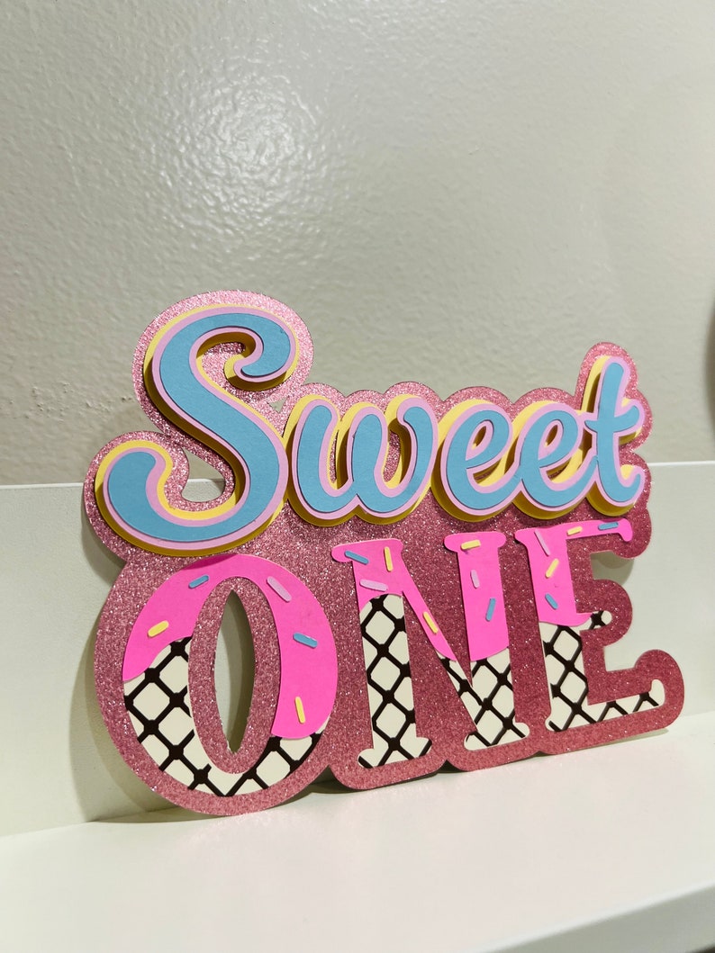 Sweet One Cake Topper for 1st Birthday! - Etsy