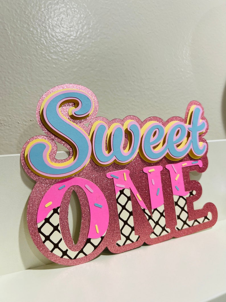 Sweet One Cake Topper for 1st Birthday! - Etsy