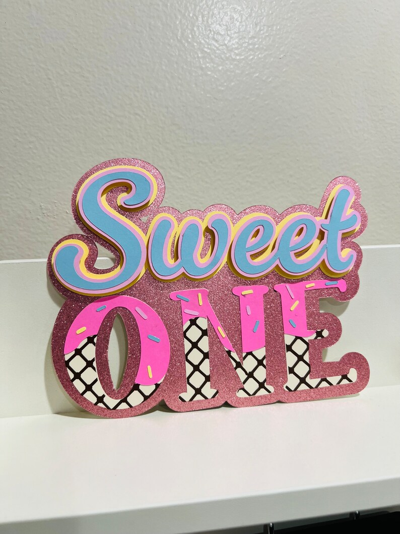 Sweet One Cake Topper for 1st Birthday! - Etsy