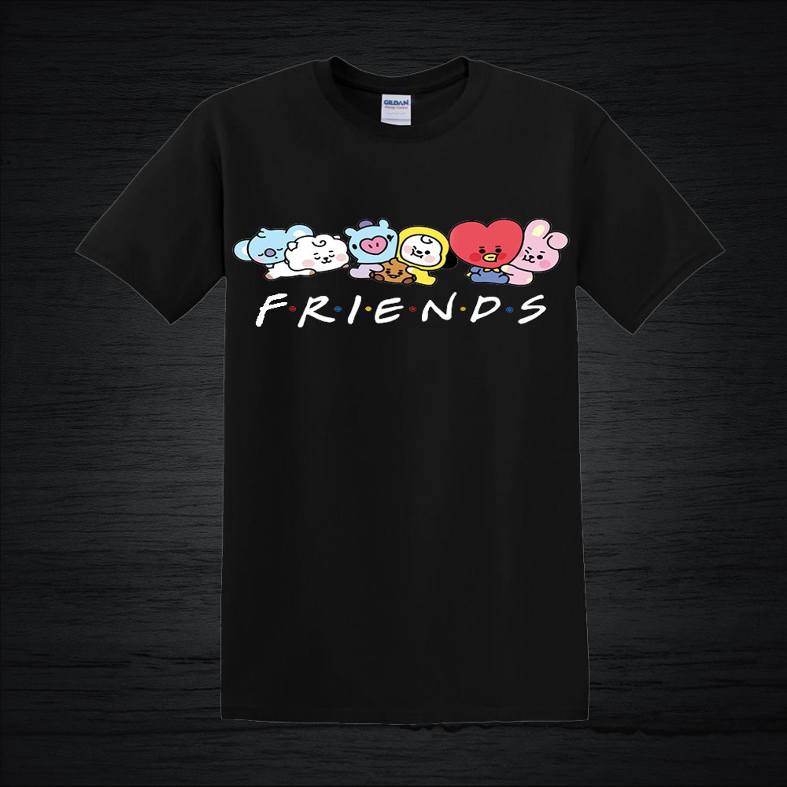 BT21 Characters Shirts,korean-pop Shirts,bts Symbol, Kpop Shirt, Bts ...