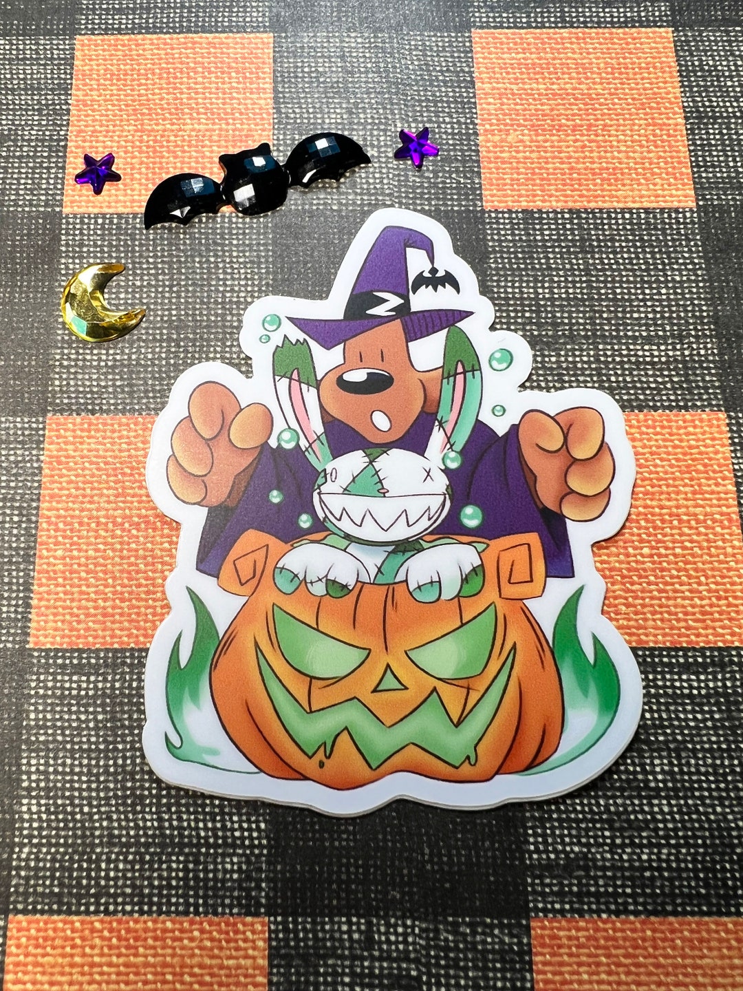Halloween Sam and Max Sticker - Etsy