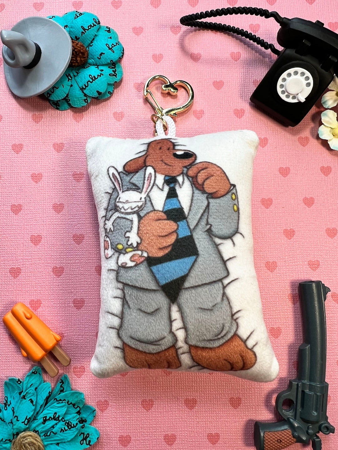 Sam Two Sided Body Pillow Keychain Sam and Max - Etsy