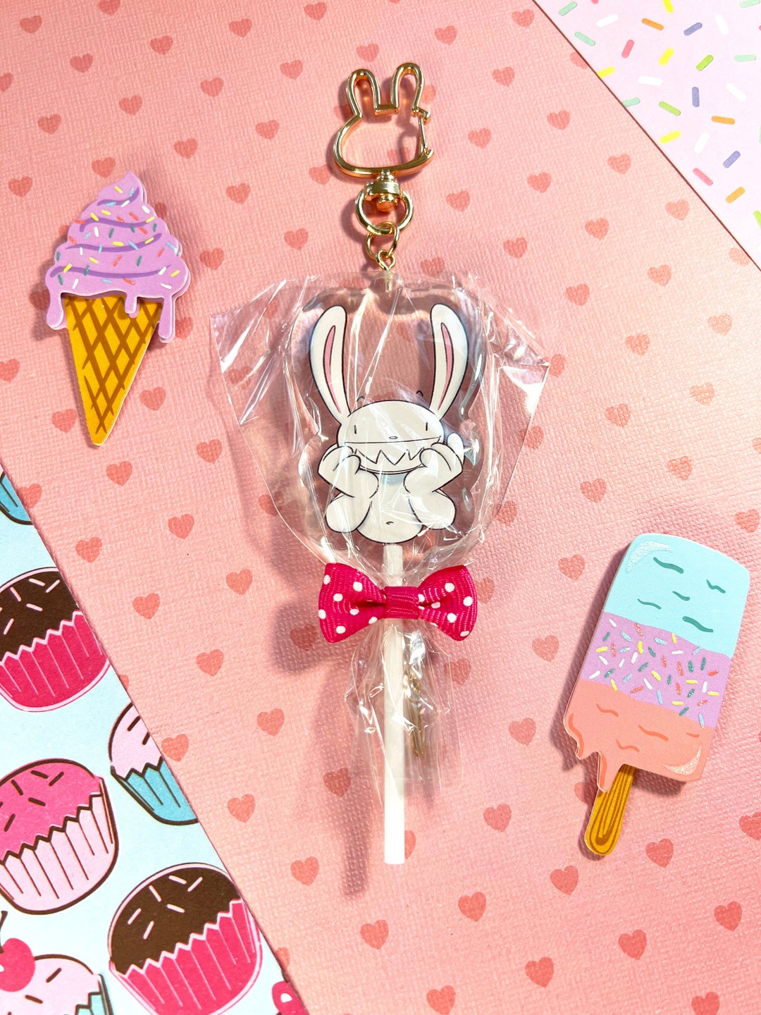 Max Lollipop Keychain- Sam and Max - Etsy