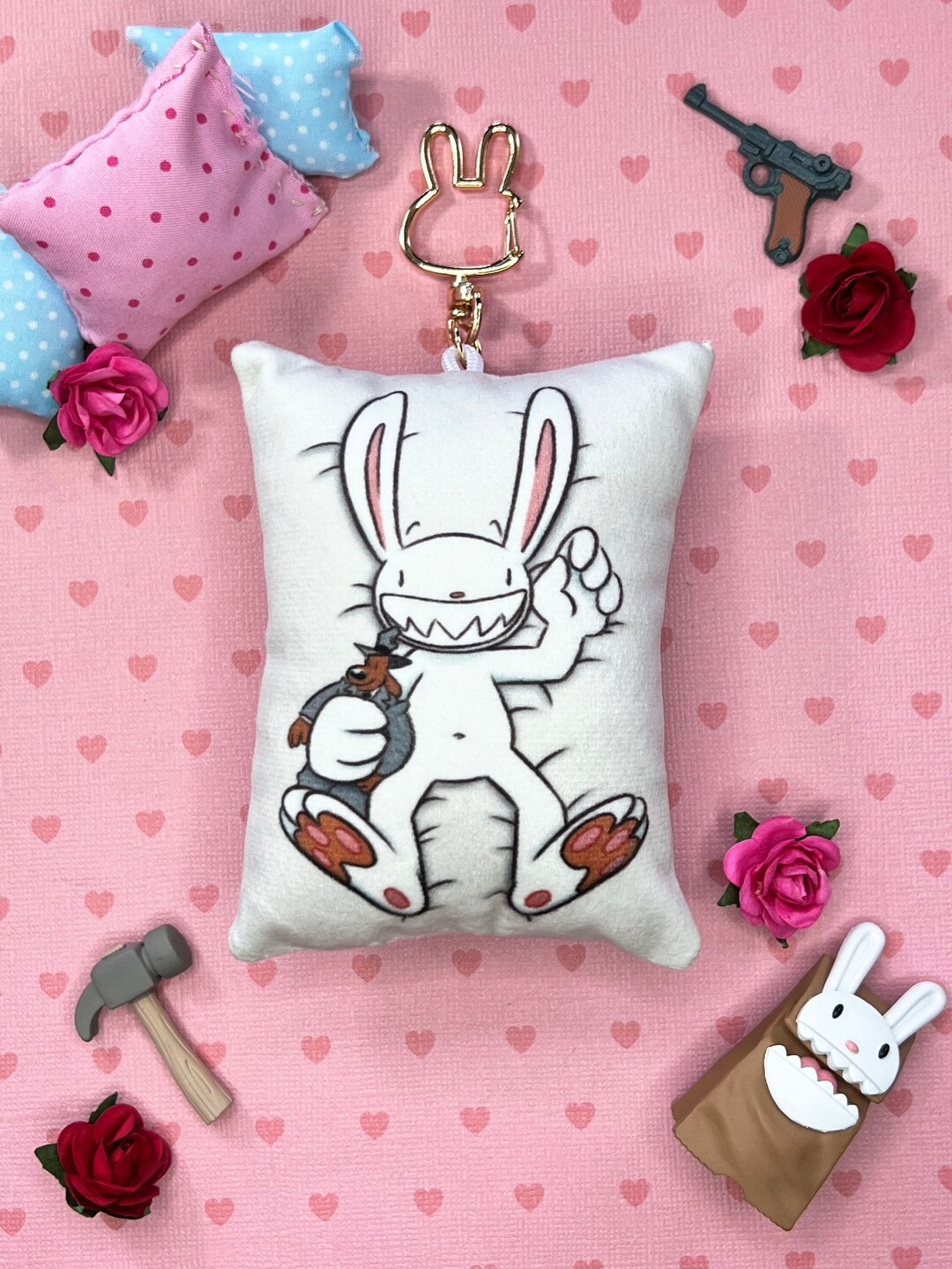 Max Two Sided Body Pillow Keychain- Sam and Max - Etsy