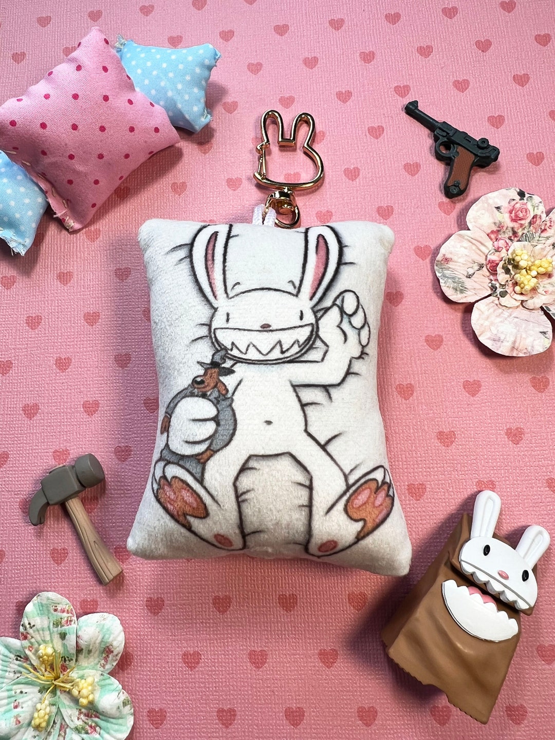Max Two Sided Body Pillow Keychain Sam and Max - Etsy