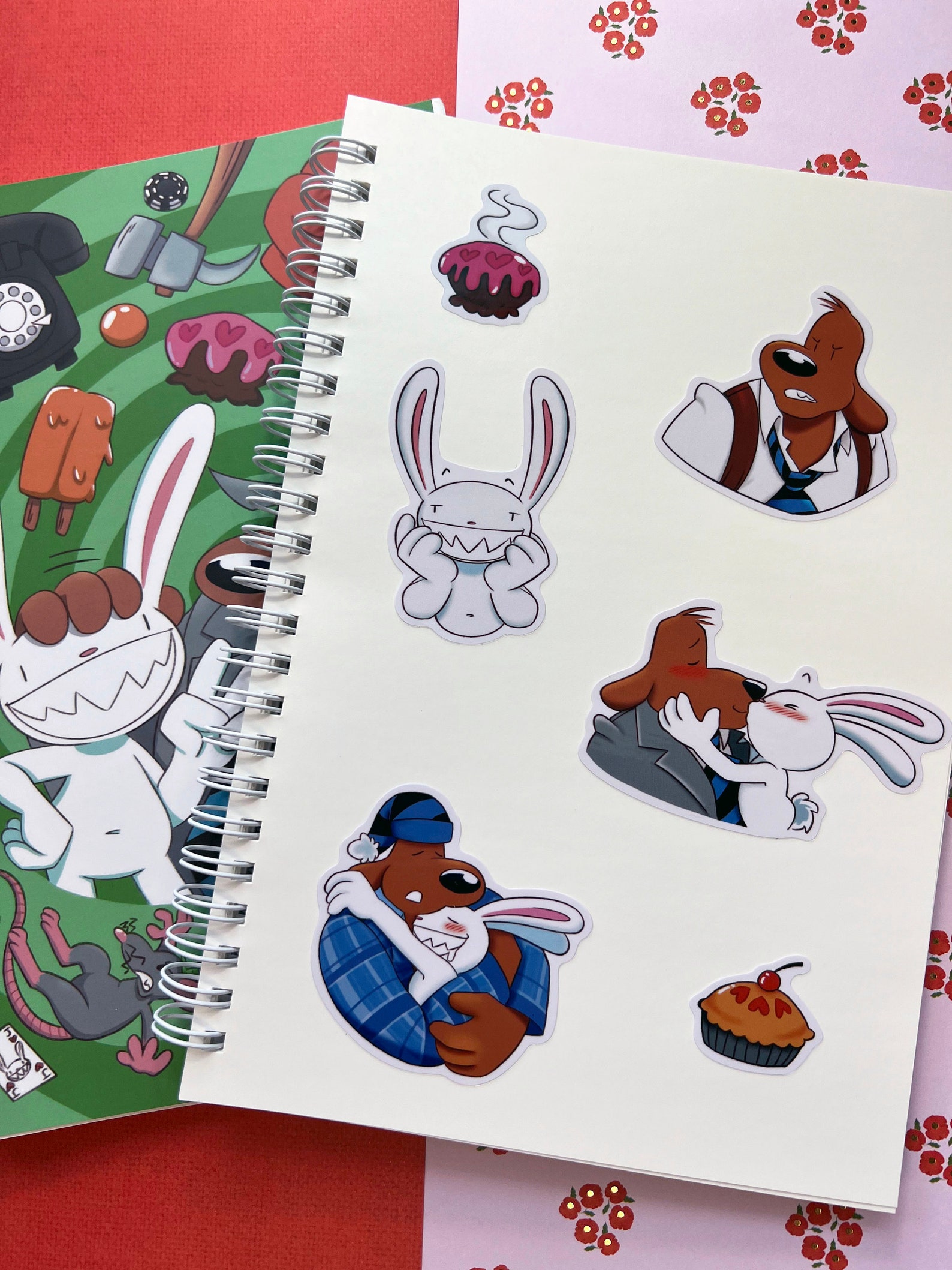 Sam and Max Reusable Sticker Book - Etsy