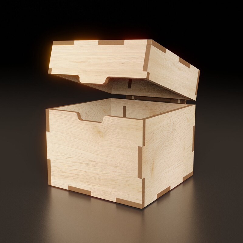 Laser Cut Box Template - Etsy