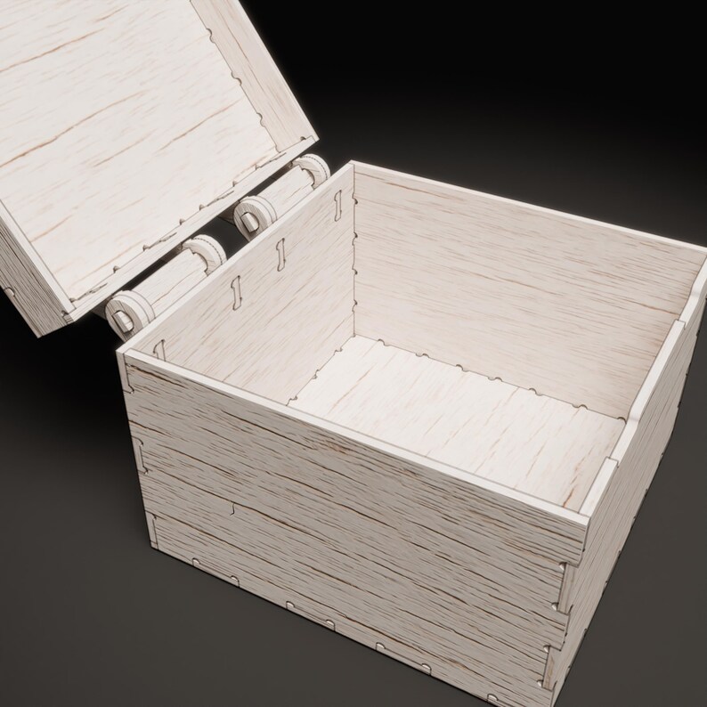 CNC Router Cut BOX ,box With Lid ,cnc Box , Mdf Box, Box Svg Dxf, With ...