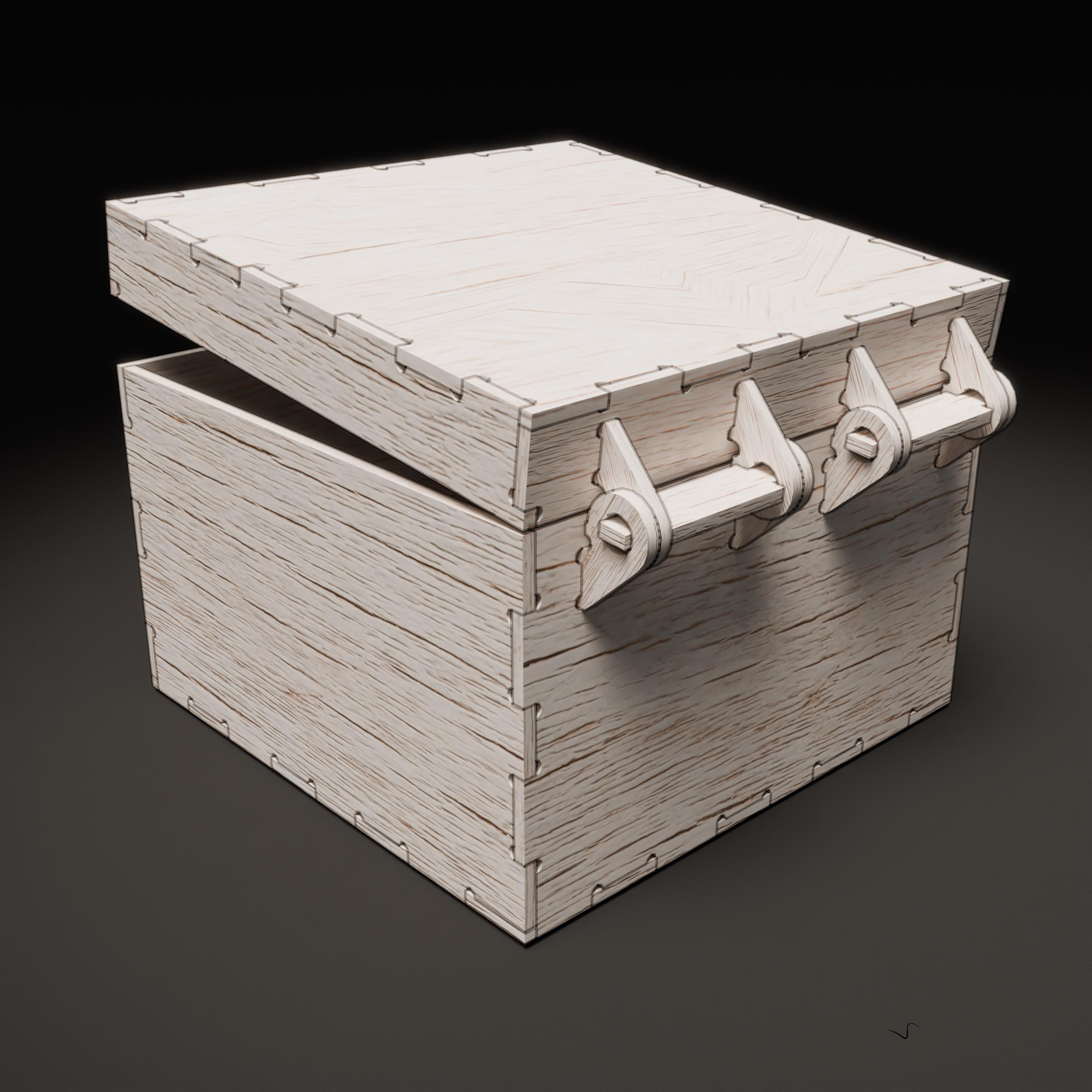 CNC Router Cut BOX ,box With Lid ,cnc Box , Mdf Box, Box Svg Dxf, With ...