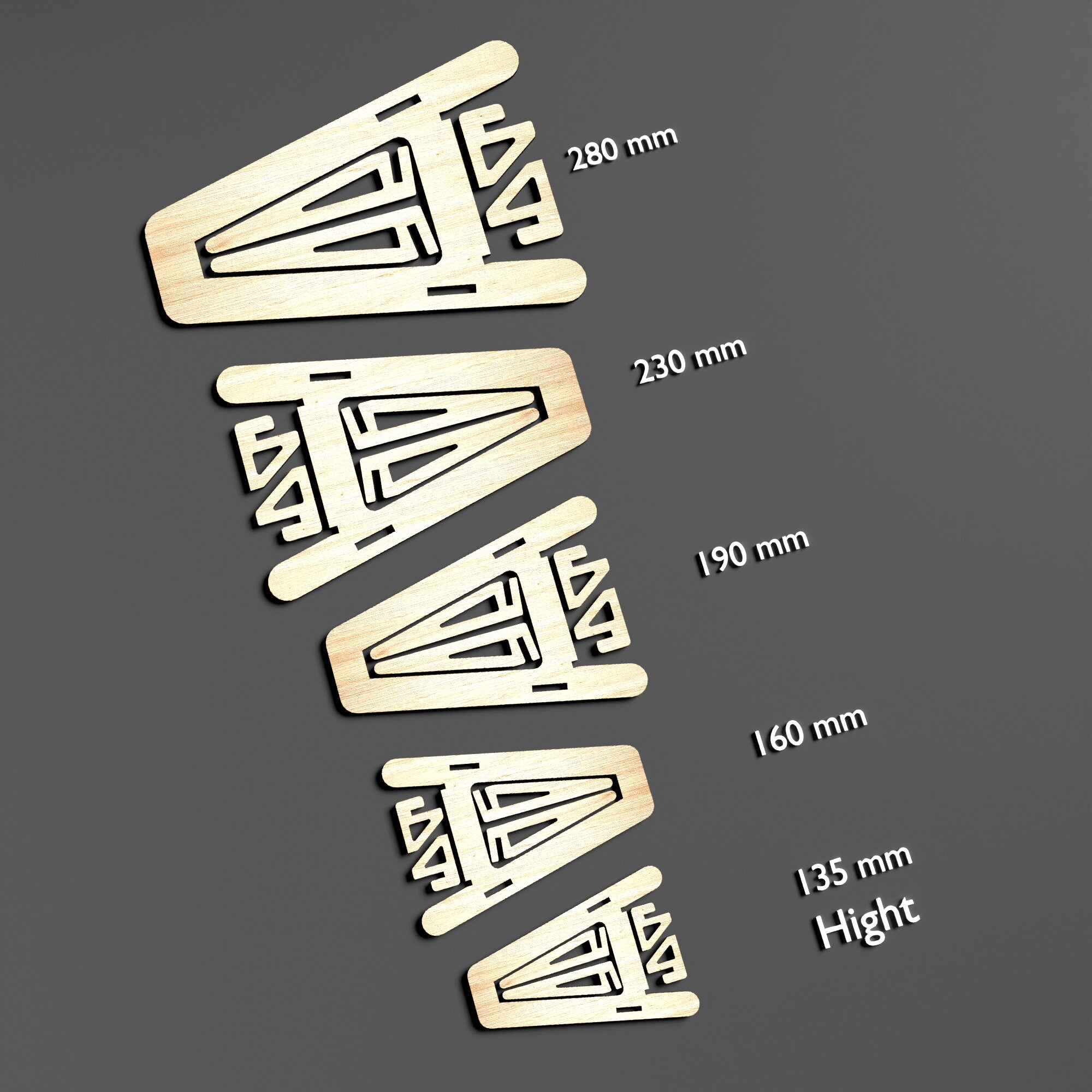Laser Cut EASEL Stand, Display Stand SVG Laser Cut Files,glowforge ...