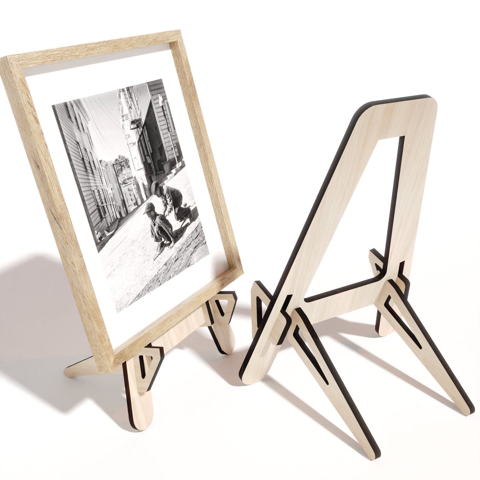 Laser Cut EASEL Stand, Display Stand SVG Laser Cut Files,glowforge ...