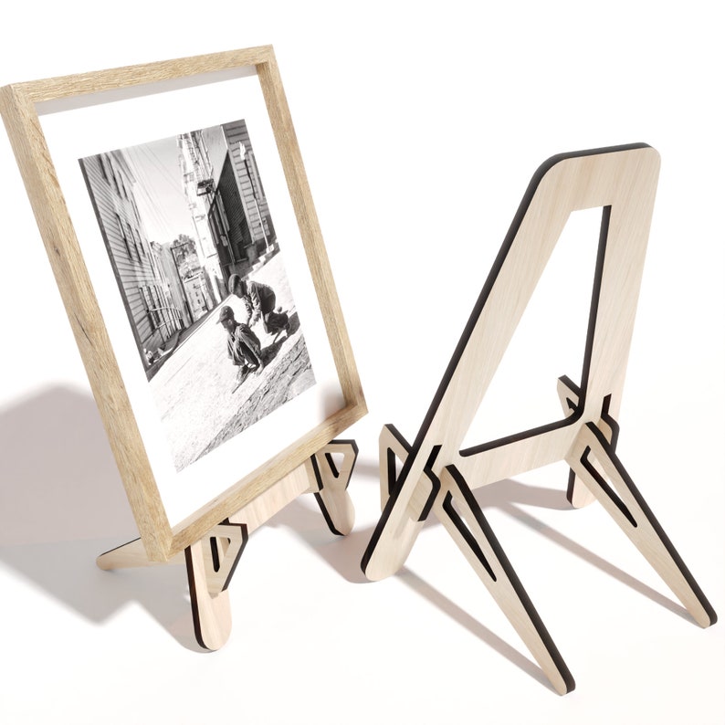 Laser Cut EASEL Stand, Display Stand SVG Laser Cut Files,glowforge ...