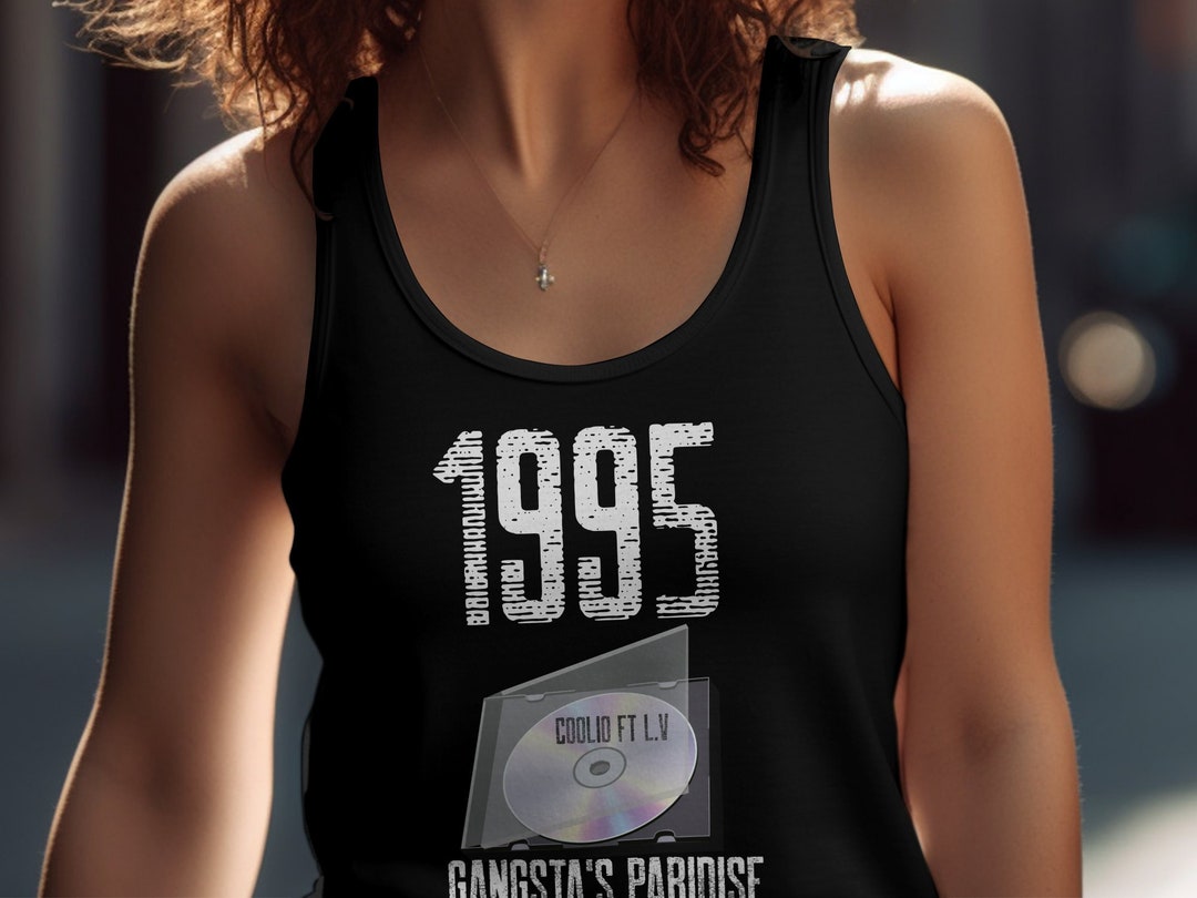 Vintage Gangsta's Paradise Coolio Tank Top, 90s Hip Hop Music, Urban ...