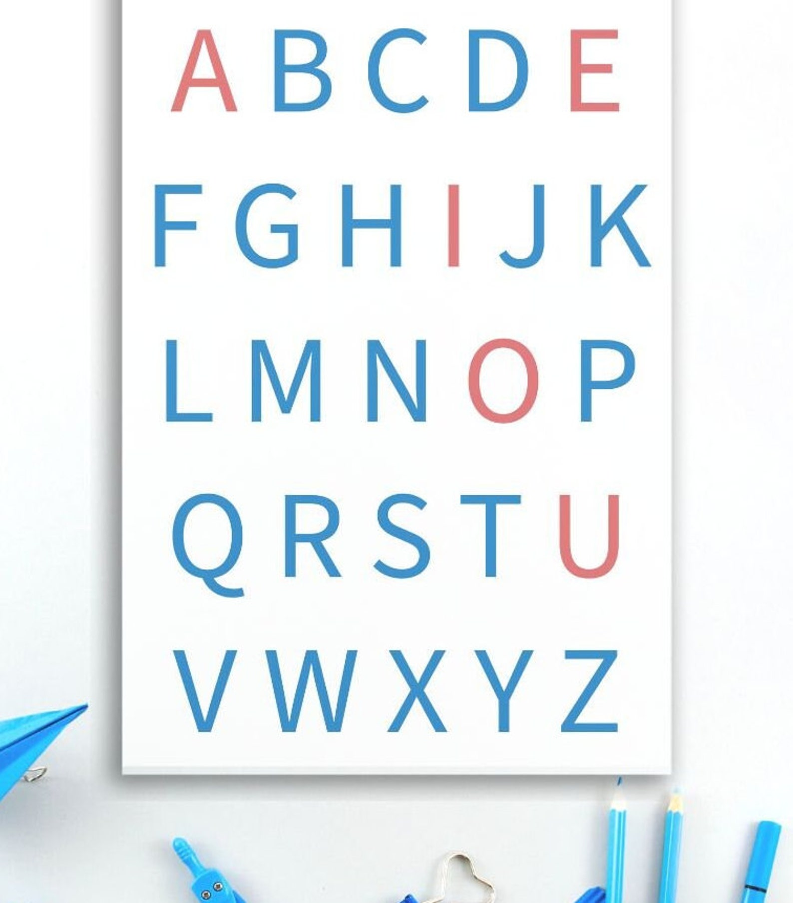 Basic Alphabet for Preschool Pre-k and Kindergarten Printable Download ...