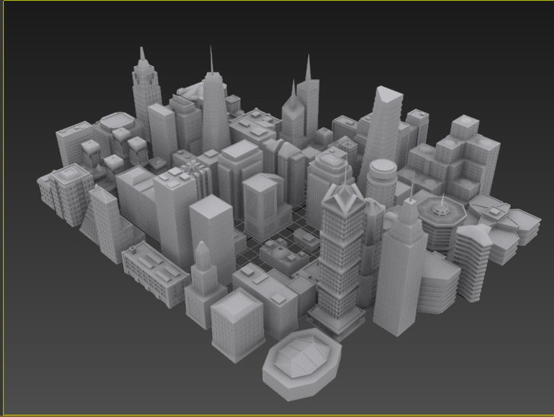 Over 50 Buildings and Skyscrapers for 3d Printing - Etsy