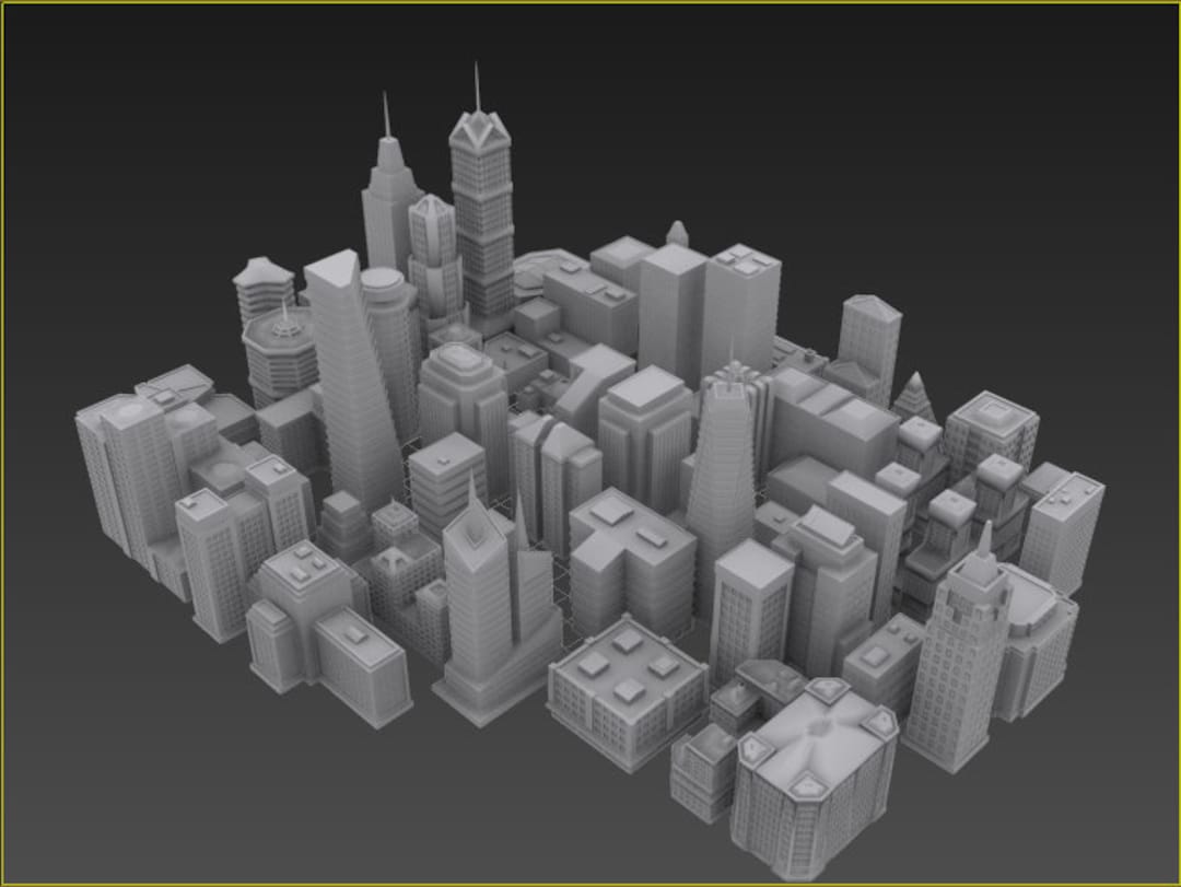 Over 50 Buildings and Skyscrapers for 3d Printing - Etsy