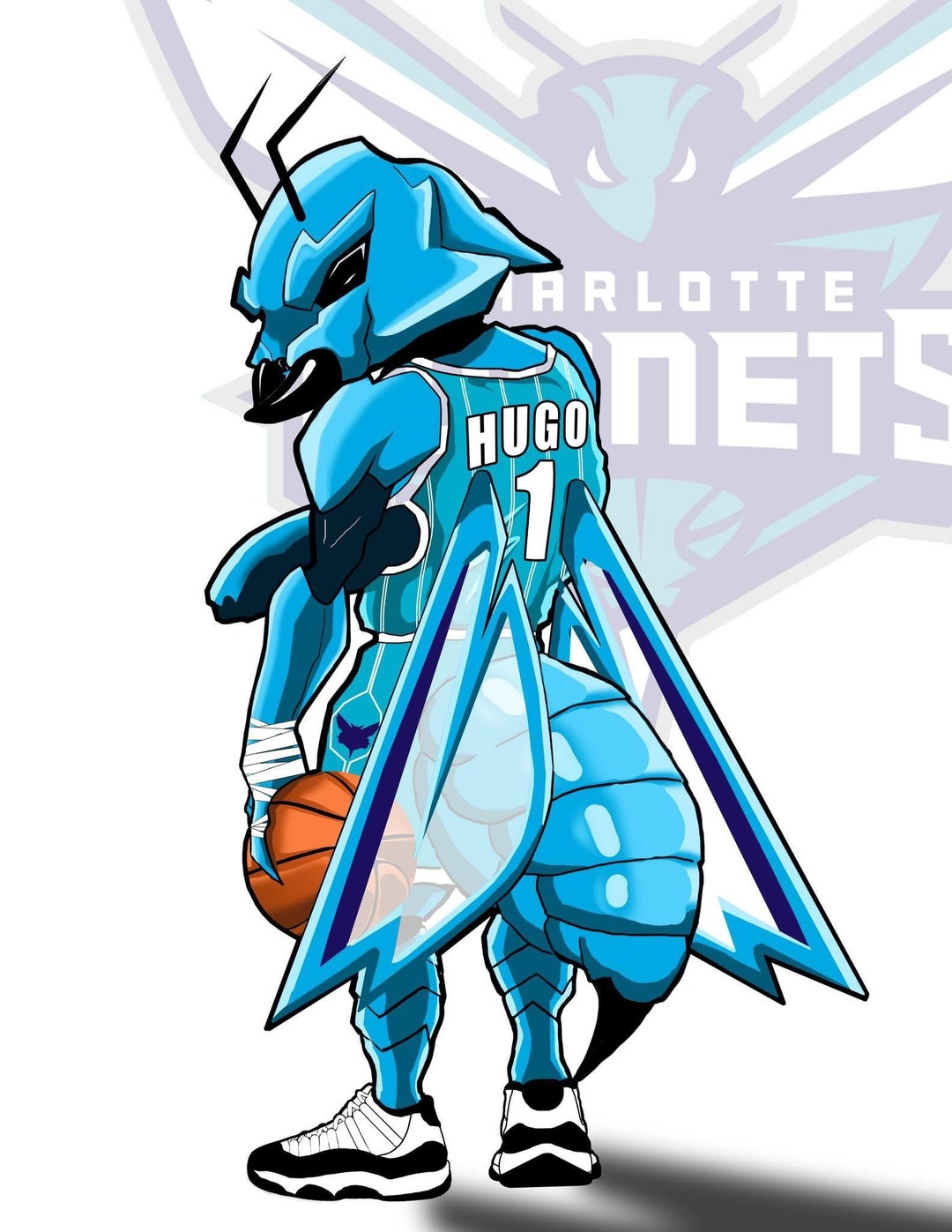 Meet Hugo Official Mascot of the Charlotte Hornets - Etsy