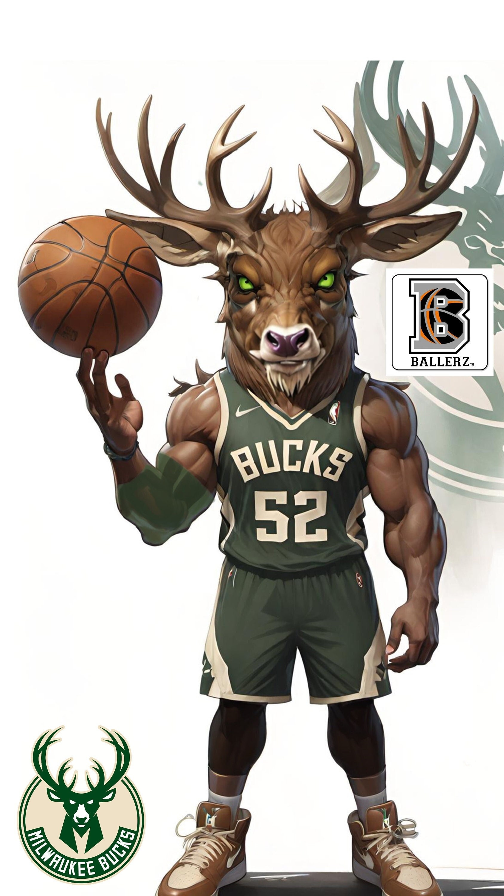 Meet Bango! Official Mascot of the Milwaukee Bucks! - Etsy