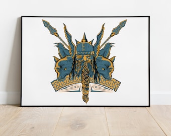 Odins Ravens, Norse Art, Line Art, Fantasy Art, Vector Art, Office Art ...