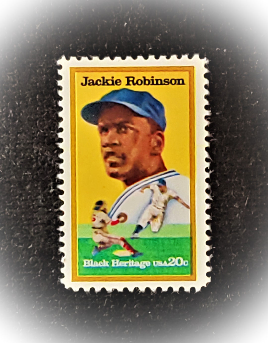 8 Jackie Robinson Stamps Baseball Color Barrier Black - Etsy