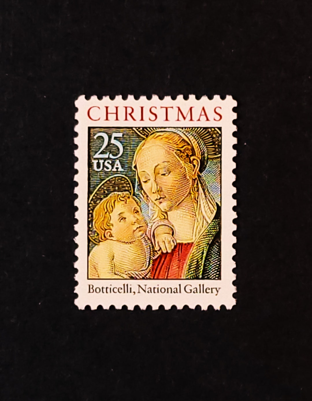 13 Madonna and Child Stamps Botticelli Christmas US - Etsy