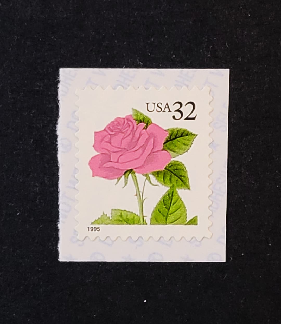 8 Pink Rose Stamps US Postage 1995 Unused 32 Cent Face - Etsy