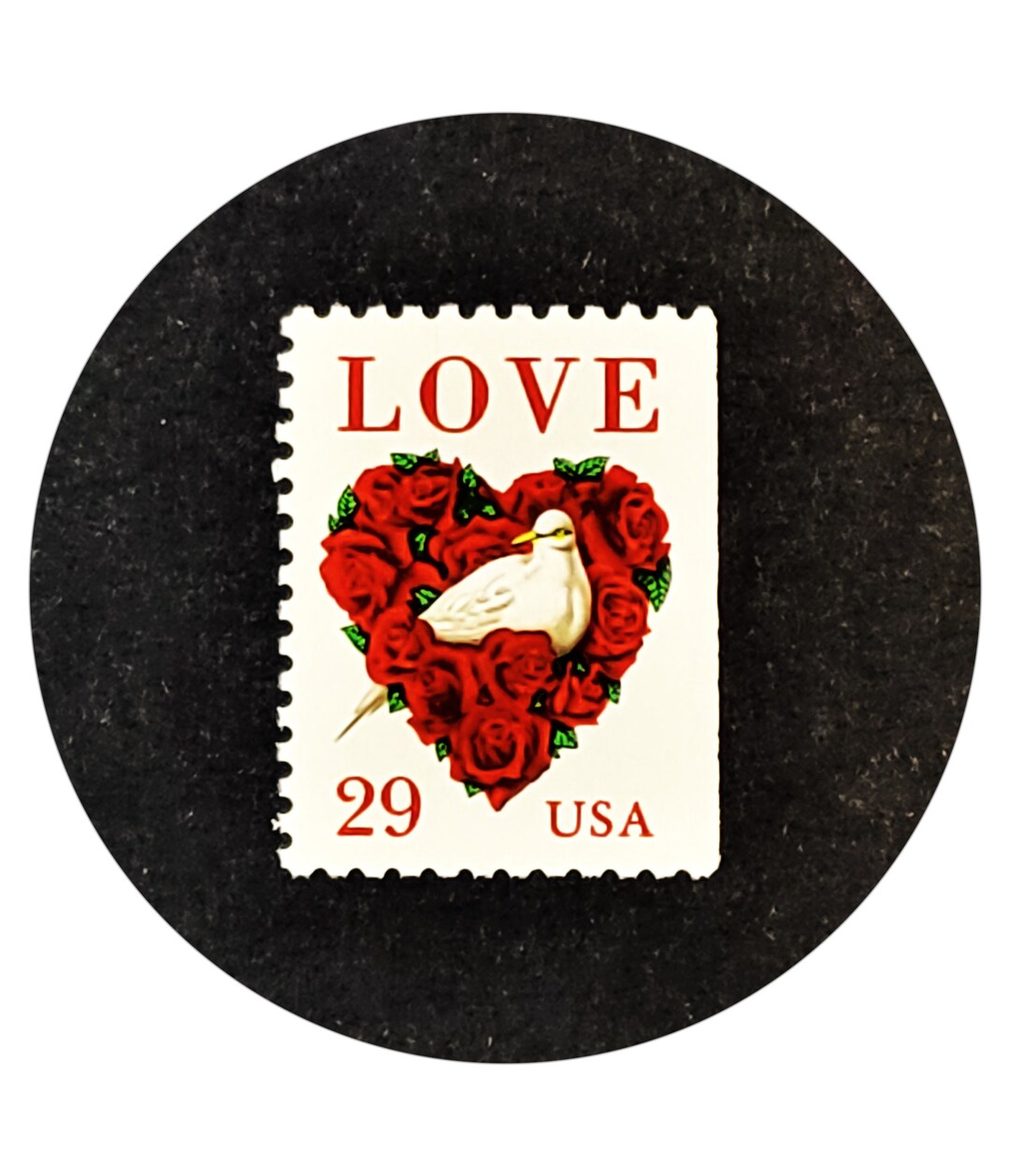 7 Dove and Red Rose Love Stamps US Postage 1994 Unused 29 - Etsy