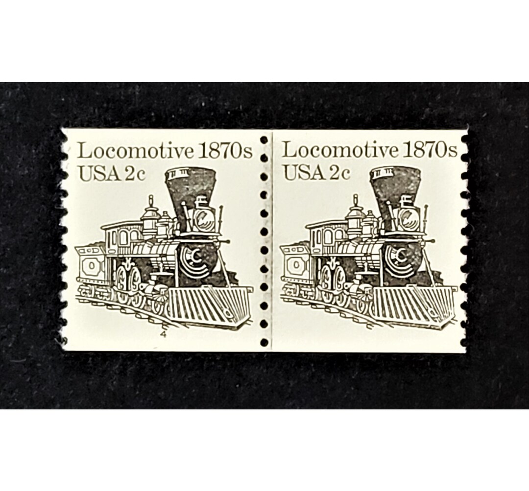 16 Locomotive 1870s Stamps Transportation Series Railroads - Etsy