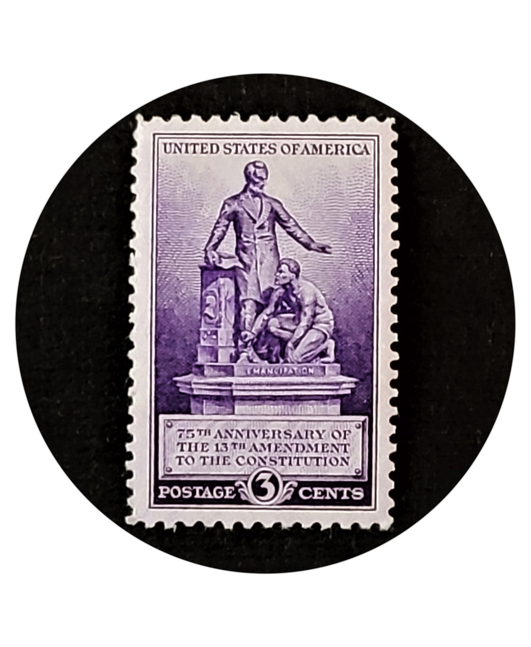 14 13th Amendment Stamps, Constitution, End of Slavery, Lincoln, 75th ...