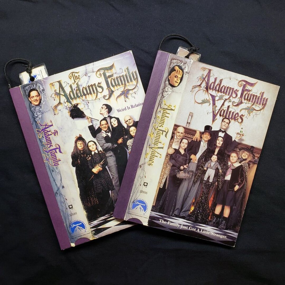 Addams Family Handmade Vintage VHS Upcycled Sketch Journals - Etsy