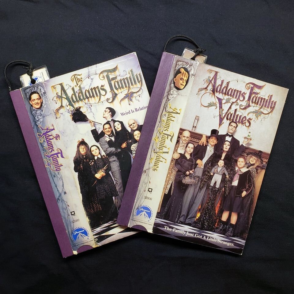 Addams Family Handmade Vintage VHS Upcycled Sketch Journals - Etsy