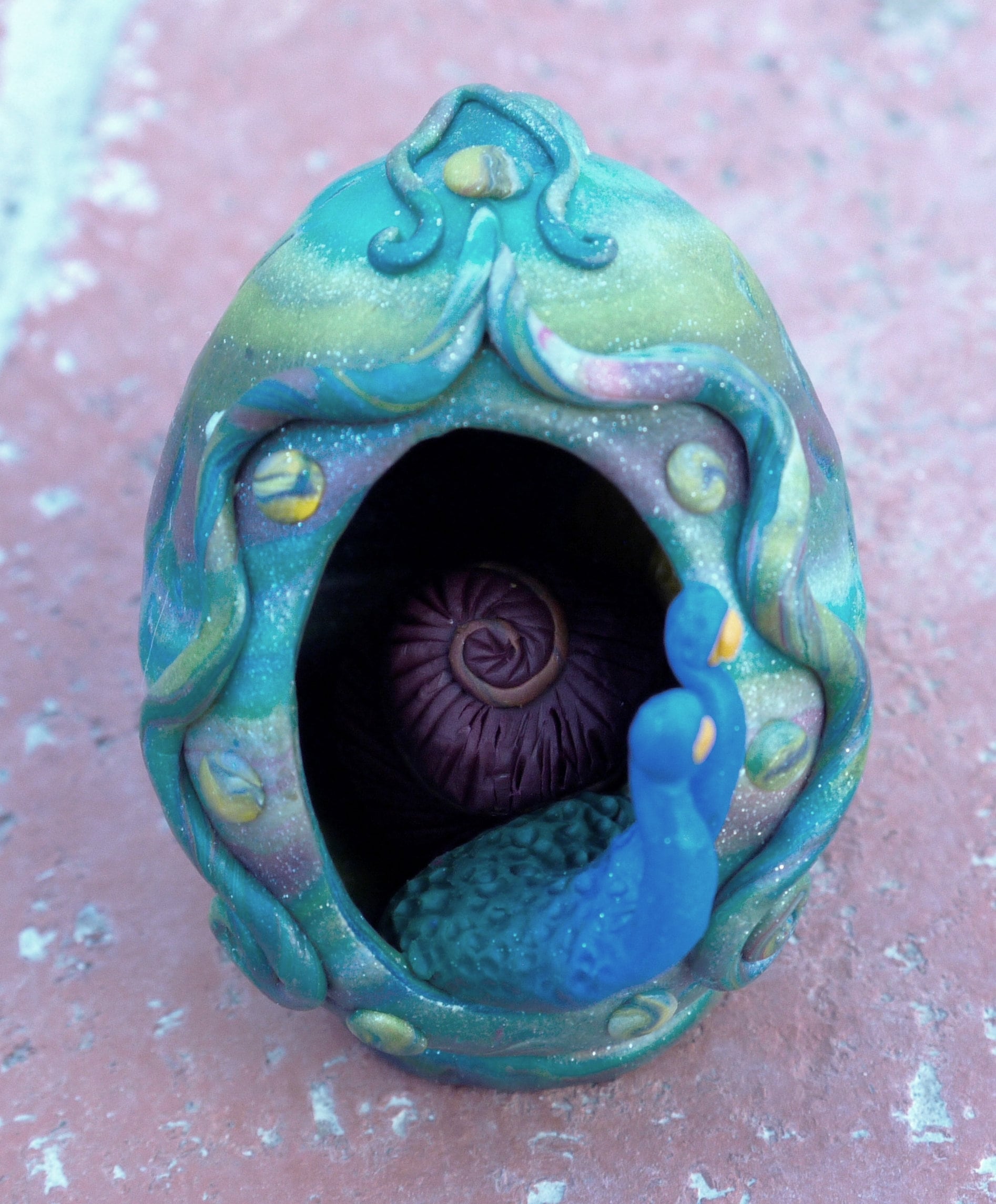 Polymer Clay Egg Diorama Knick Knacks - Etsy